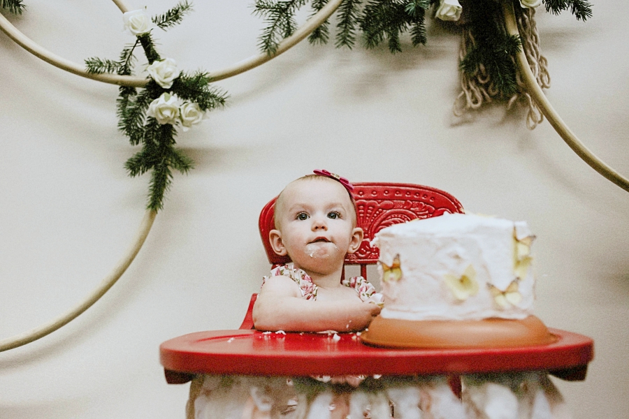 A Flower Garden Themed First Birthday Party